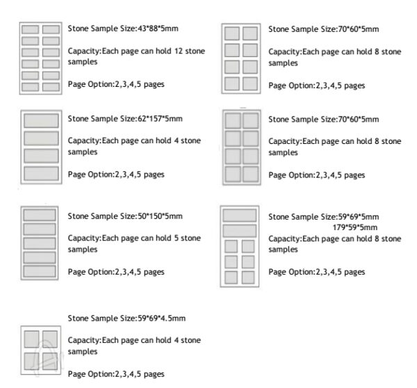 Popular EVA Foam Sample Books/Granite Sample Book With Handle PY619 ...