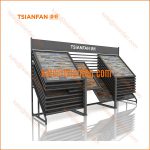 Customized Culture Stone Showroom Sliding Display Stand Rack CX2001 ...