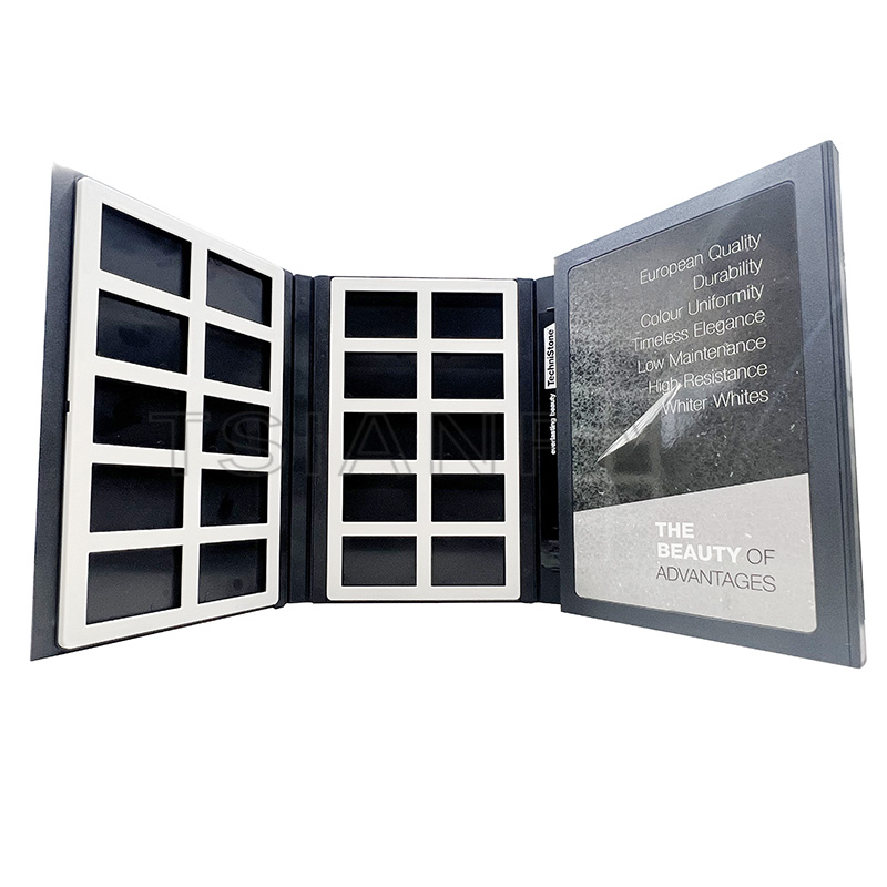 Customize Portable Four-fold page Stone Tile Sample Display Book ...