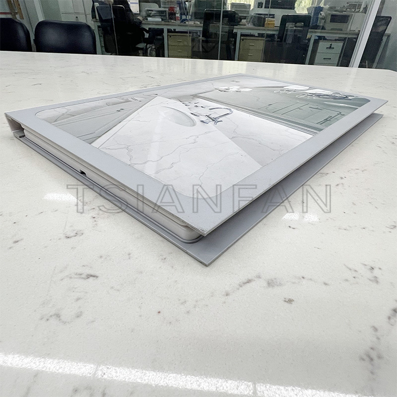 Foldable Artificial Stone Tile Stone Sample Display Book Portable ...